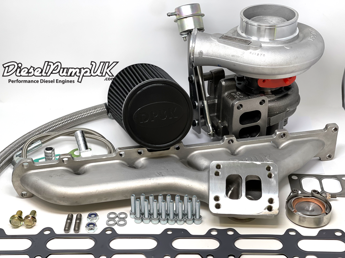 HX35 Turbo Kit with Stainless Manifold (Genuine Holset) – DieselPumpUK Shop