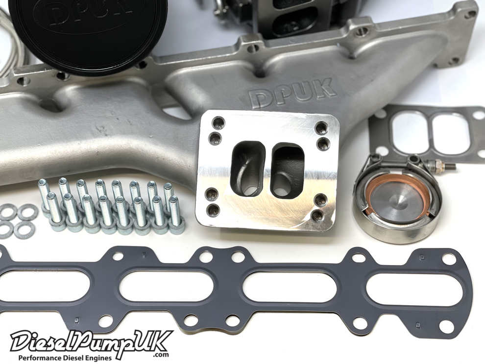 HX35 Turbo Kit with Stainless Manifold (Genuine Holset) – DieselPumpUK Shop