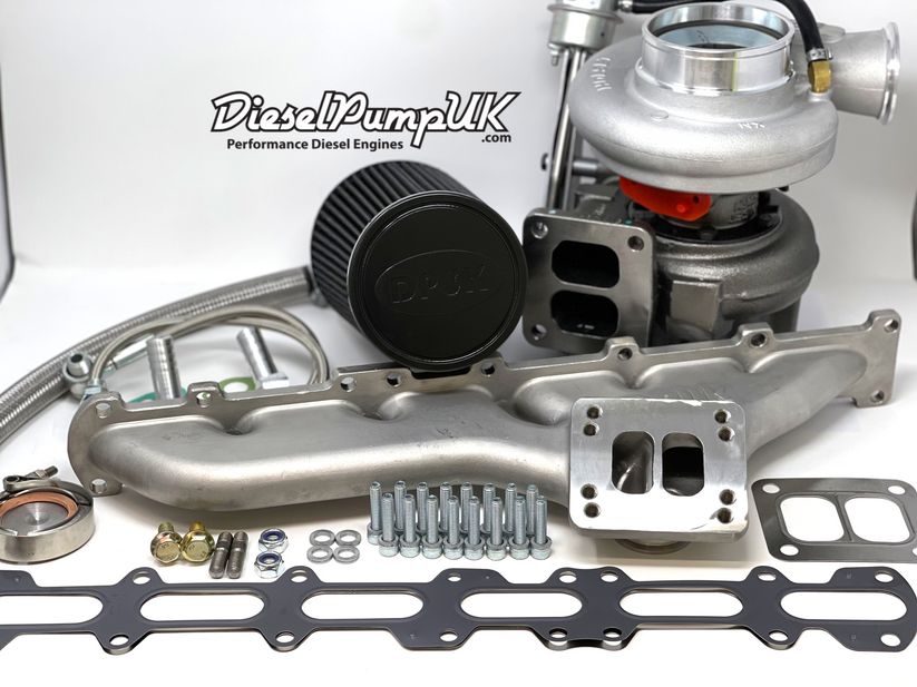 HX40 Turbo Kit with Stainless Manifold (Genuine Holset) – DieselPumpUK Shop