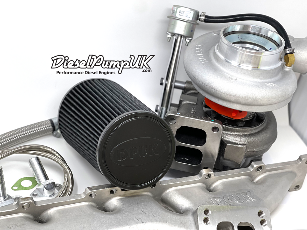 HX40 Turbo Kit with Stainless Manifold (Genuine Holset) – DieselPumpUK Shop